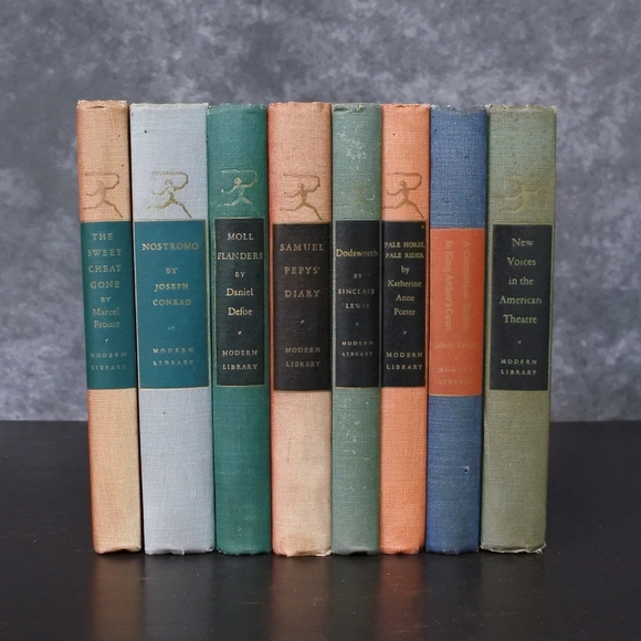 Vintage | Accents | Vintage Modern Library Classics Hardcover Book ...